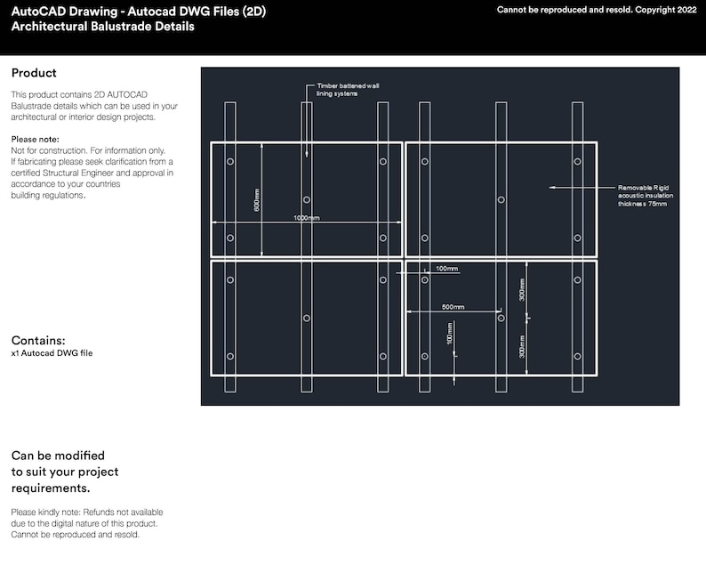 Autocad Ceiling Drawings in 2D DWG Format - Etsy