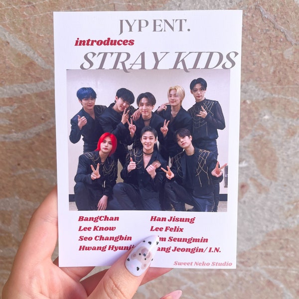 Stray Kids Aesthetic Poster - Etsy