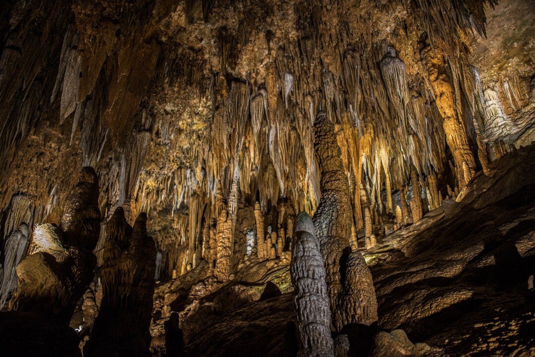 Luray Caverns Virginia Landscape Print, Stalactites and Stalagmites - Etsy
