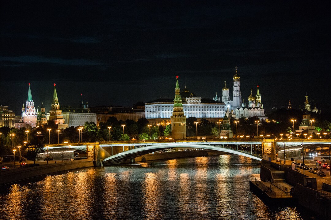 Moscow Photography Home Decor Moscow Landscape Canvas Print Wall Decor ...