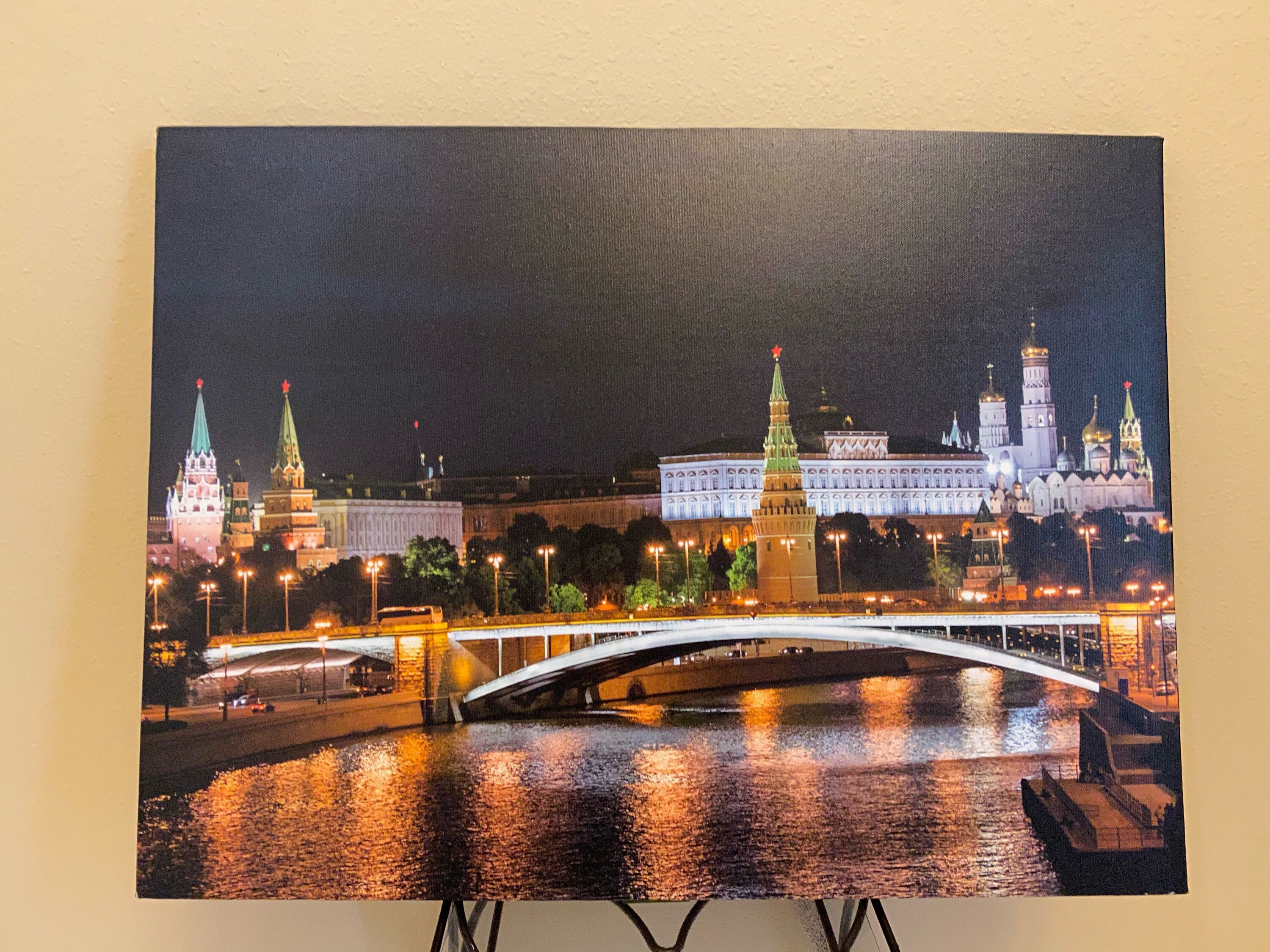 Moscow Photography Home Decor Moscow Landscape Canvas Print Wall Decor ...