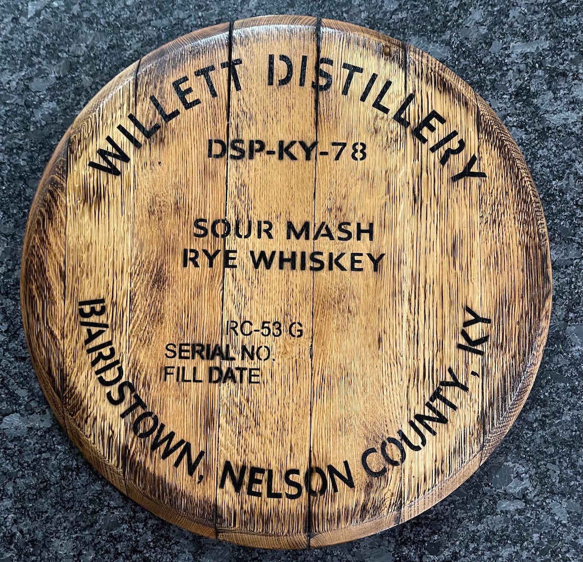 Authentic Bourbon Barrel Heads - Etsy