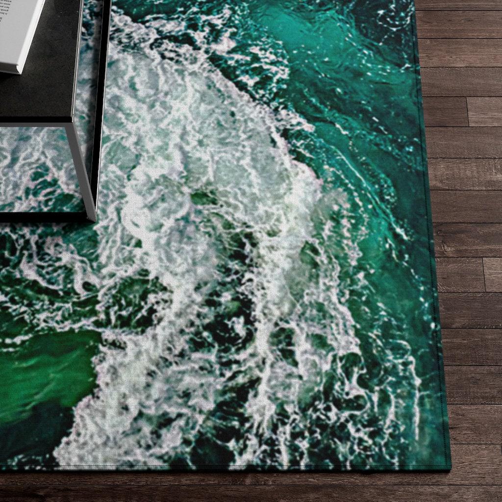 Ocean Waves Nonslip Dornier Rugs,home Decor,housewarming Gift,easter ...