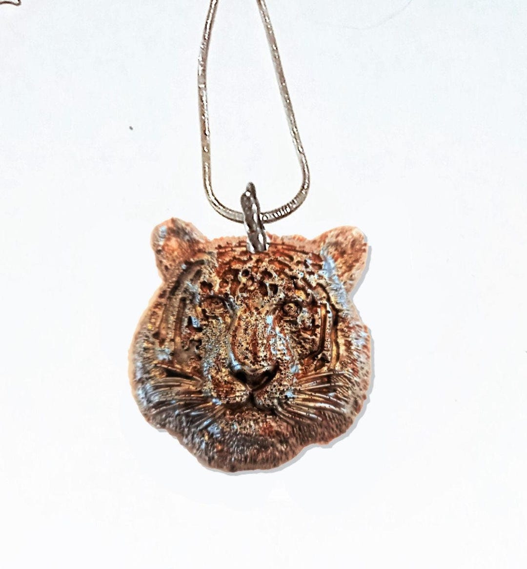 Handmade Resin Bengal Tiger Pendant Chain,tiger Jewelry Gift for ...