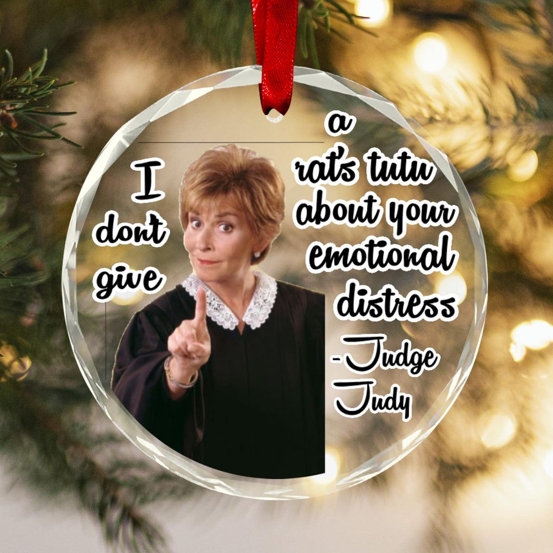 Dont Give a Rats Tutu Judge Judy Sarcastic Funny Quote Fan Gift Mom ...