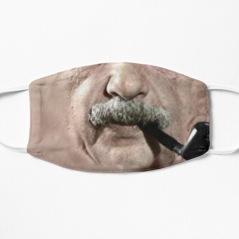 Albert Einstein Pipe & Moustache Face Mask Realistic ,adults,kids ...