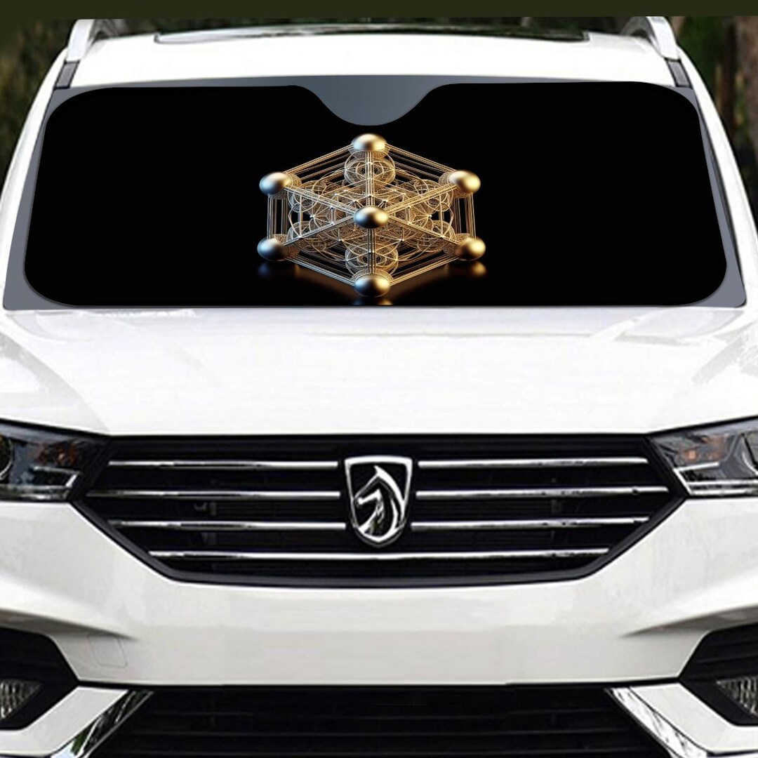 54" 3D Metatron Sacred Geometry Car Windscreen Shield Sunshade ...