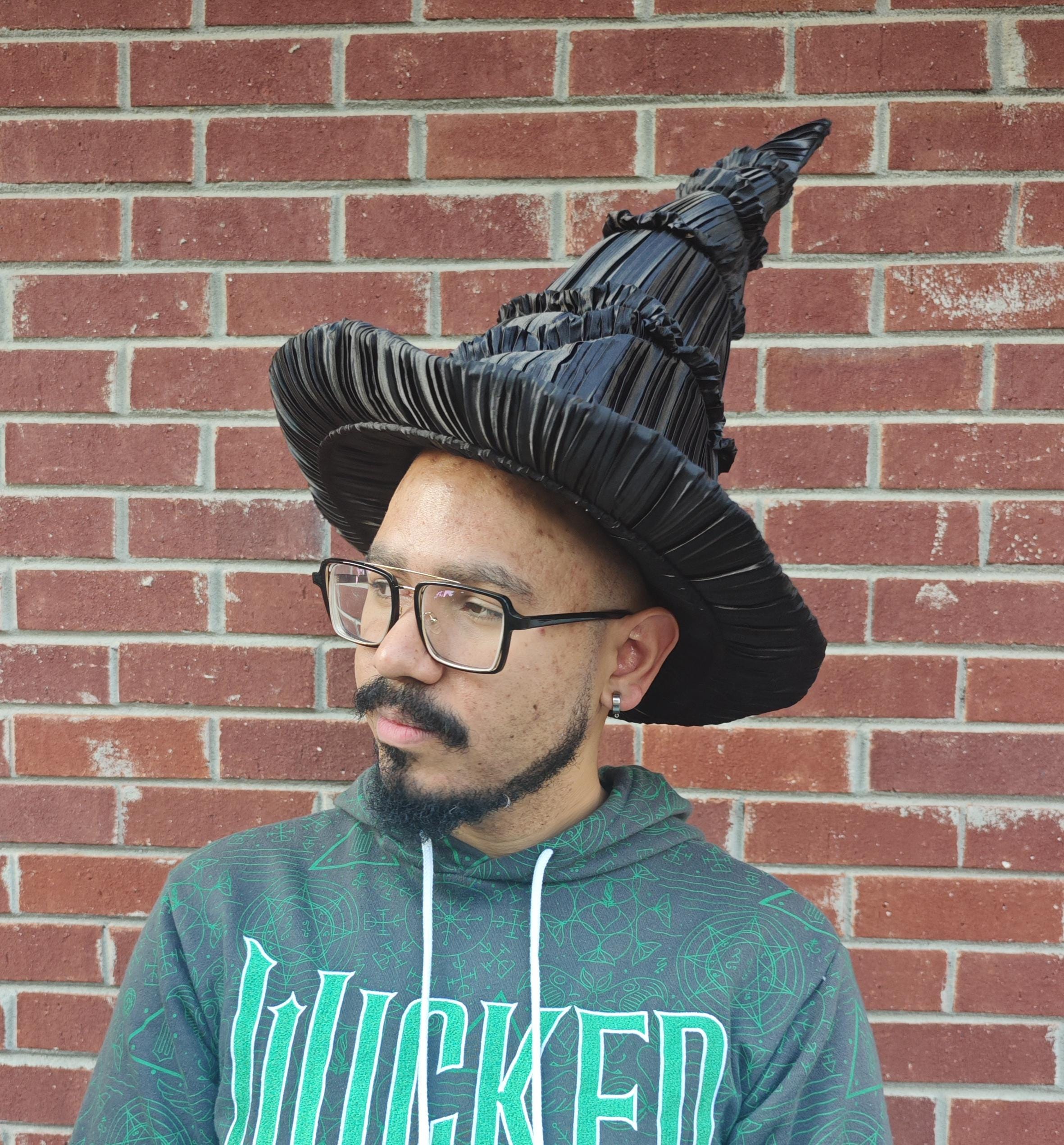 Elphaba Hat / Witch Black Hat, (15 Inches Tall) Wicked Elphaba Inspired ...