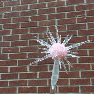 Glinda Inspired Wand / Bubble Magical Wand, Wicked Prop Acrylic Spikes ...