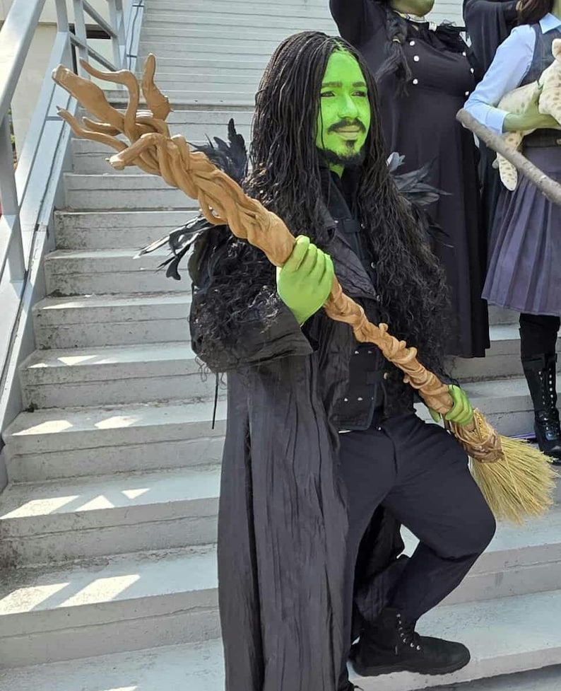 Wicked Inspired Elphaba's Replica Broom, Witches Broom Wicked ...