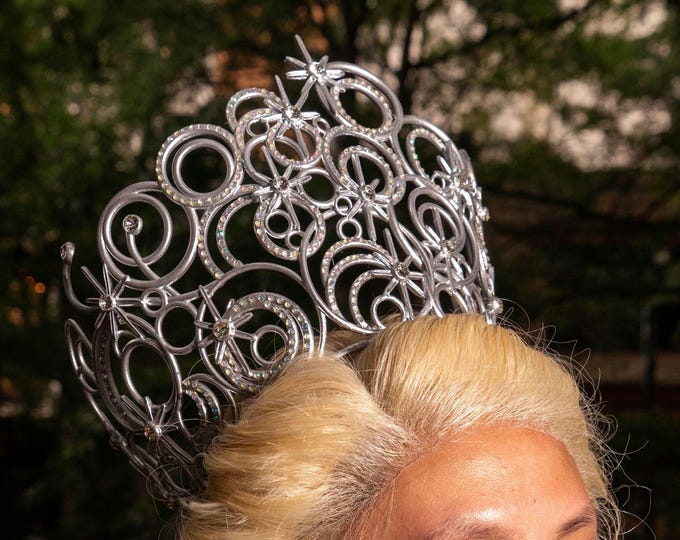 3D Printed Glinda-inspired 3D Crown, Glinda Tiara, Bubble Crown (ships ...
