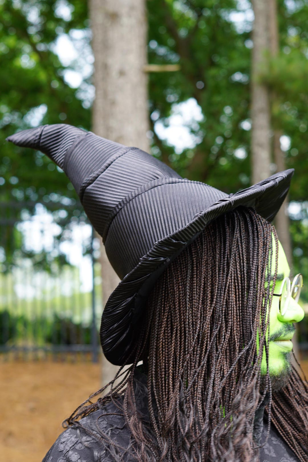 Elphaba Hat / Witch Black Hat, (16 Inches Tall) Wicked Elphaba Inspired ...