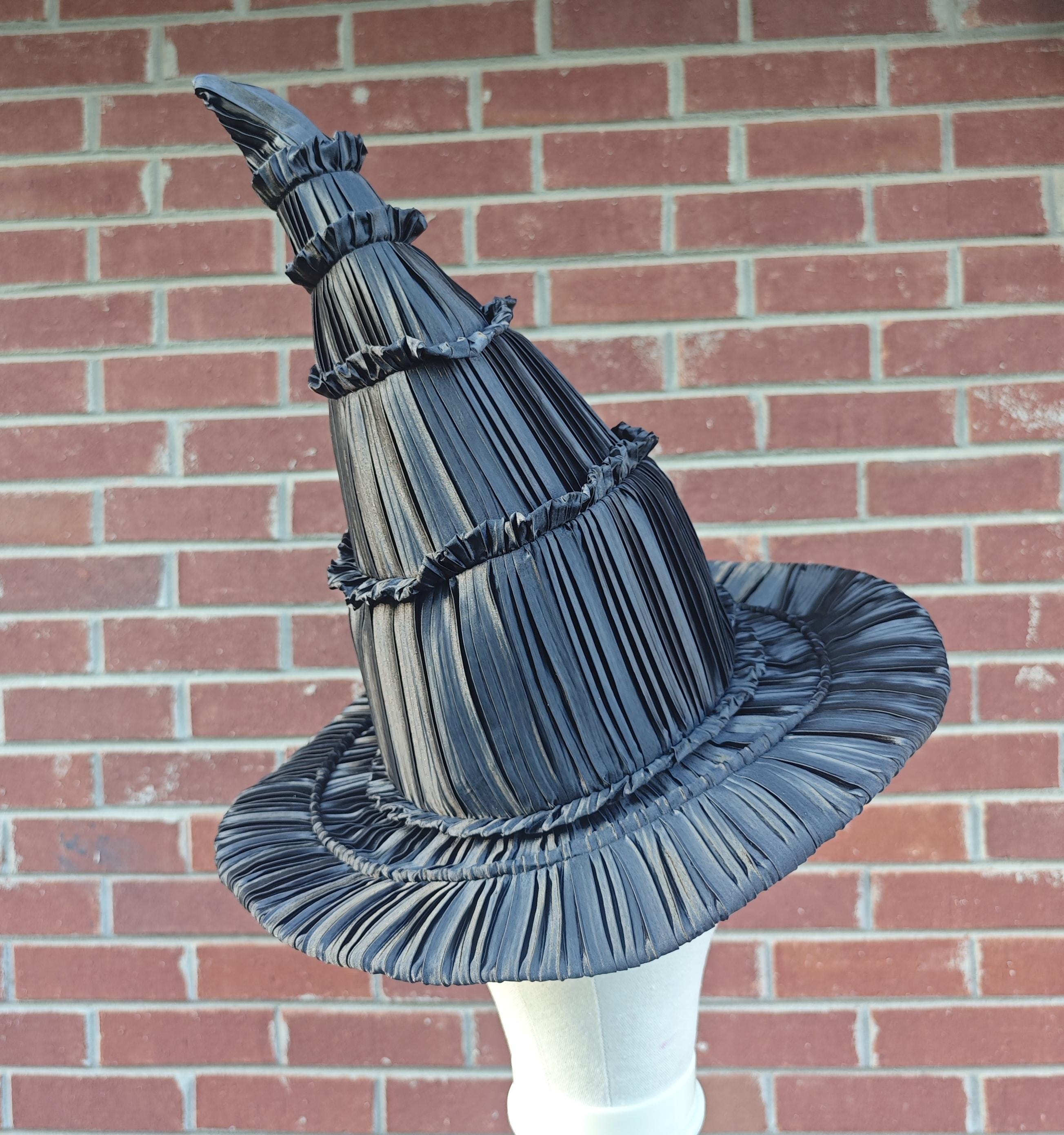 Elphaba Hat / Witch Black Hat, (15 Inches Tall) Wicked Elphaba Inspired ...