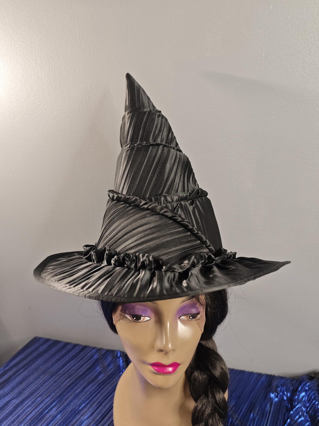 Elphaba Hat / Witch Black Hat (15 Inches Tall) , Wicked Elphaba ...