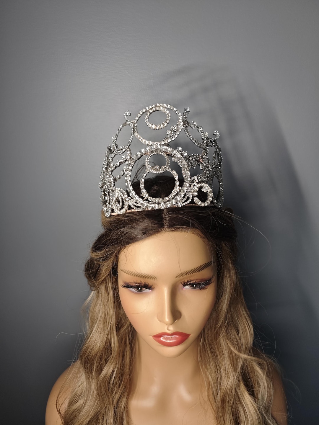 Glinda Crown Tiara ,made to Order, Bubble Rhinestone Costume Tiara ...