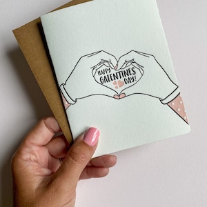 Happy Galentines Day Card Set, Cute Letterpress Galentines Day Card ...