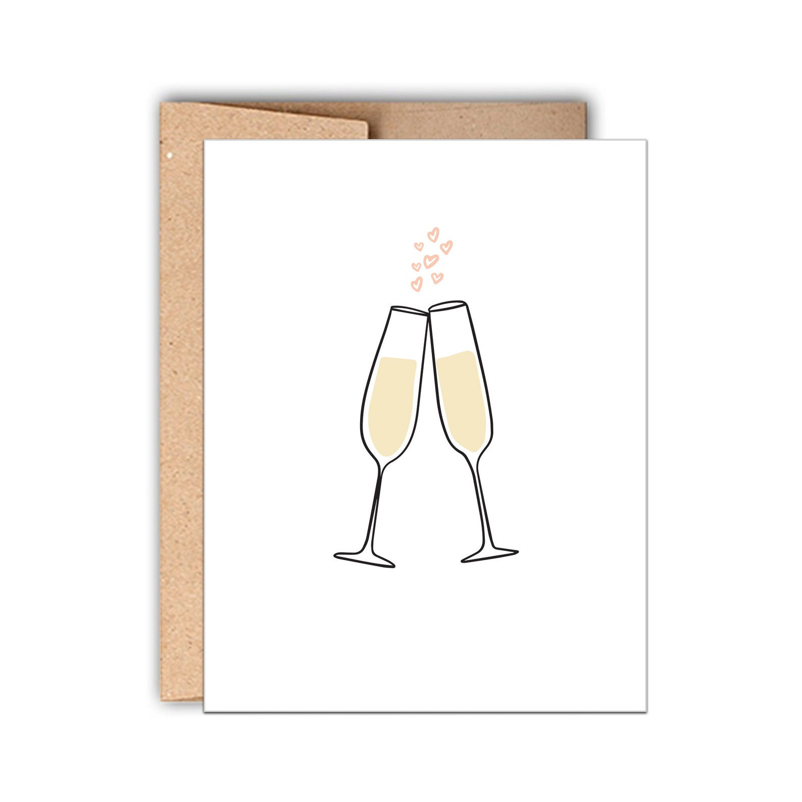 Congratulations Letterpress Greeting Card Cheers Notecard - Etsy