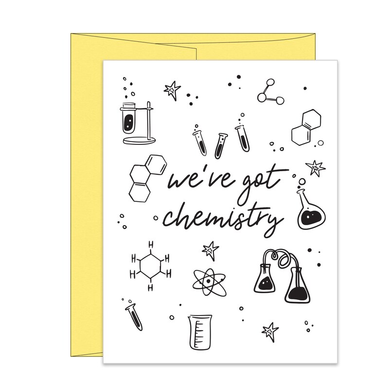 Chemistry Card - Etsy