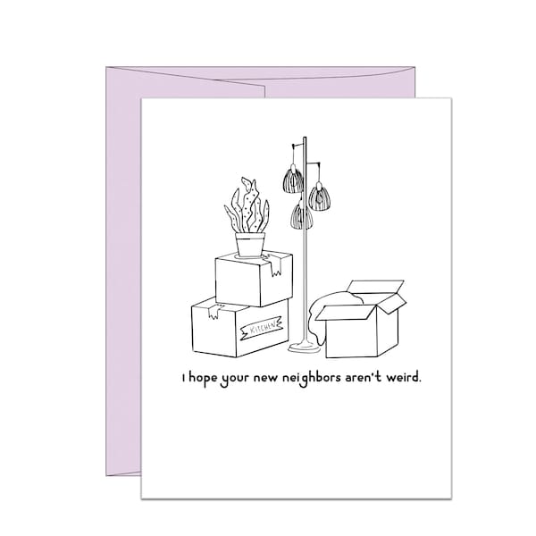 Funny New House Card - Etsy