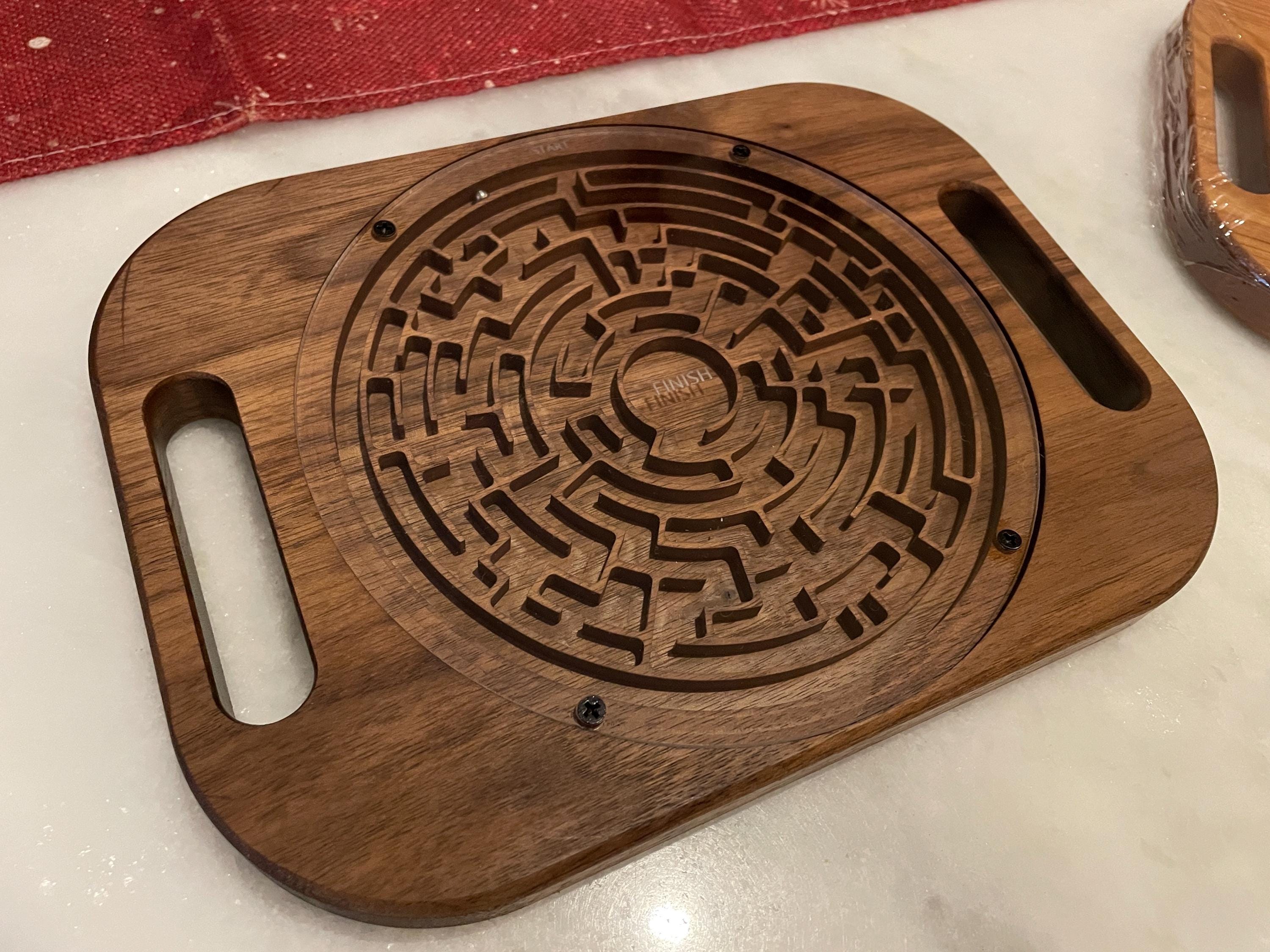 Handheld Wooden Maze Game – Labyrinth Puzzle for Kids and Adults - Etsy