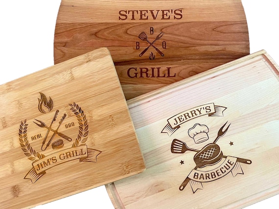Personalized BBQ Cutting Board Custom Barbecue Board | Etsy