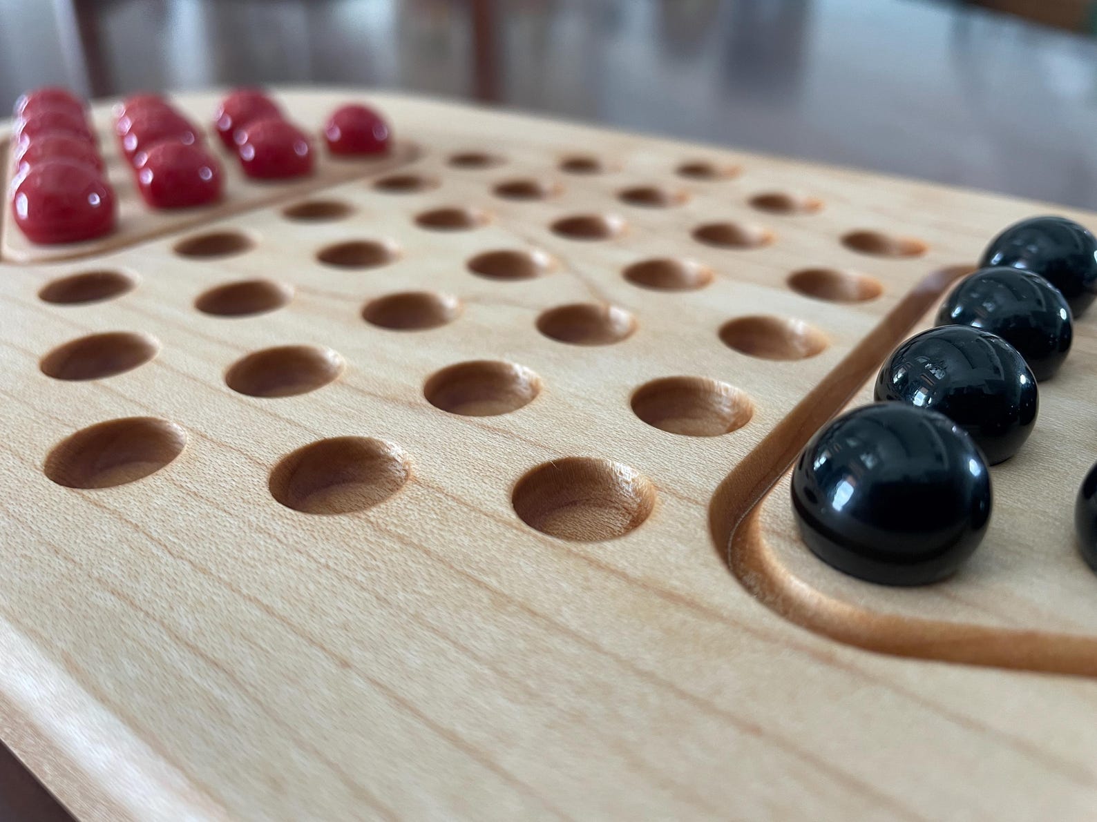 Travel Chinese / Star Checkers – 2-player Mini Board Game – Maple ...