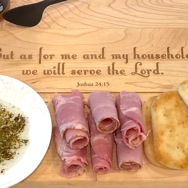 Charcuterie Board With Verse - Etsy