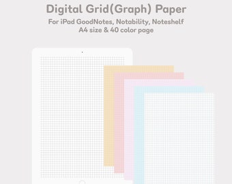 Digital Note Taking Paper Template Goodnotes 2 Column Notebook Page for ...