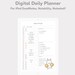 Digital Daily Page Planner for iPad Goodnotes, Noteshelf, Notability - Etsy