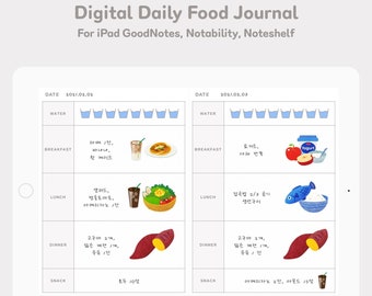 3 Day Food Journal and to Do Lists Instant Download PDF - Etsy