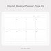 Digital Undated Weekly Planner Page for iPad Goodnotes, Notability ...