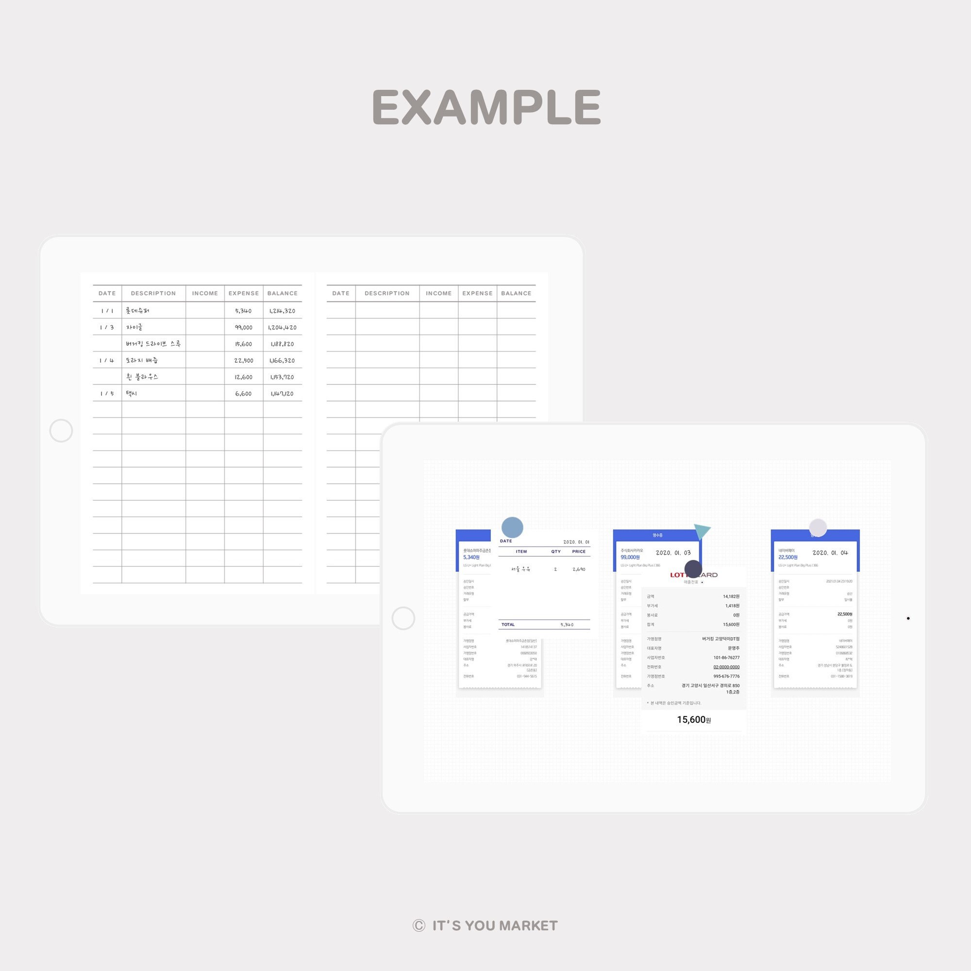Digital Expense Tracker Finance Tracker for iPad Goodnotes - Etsy