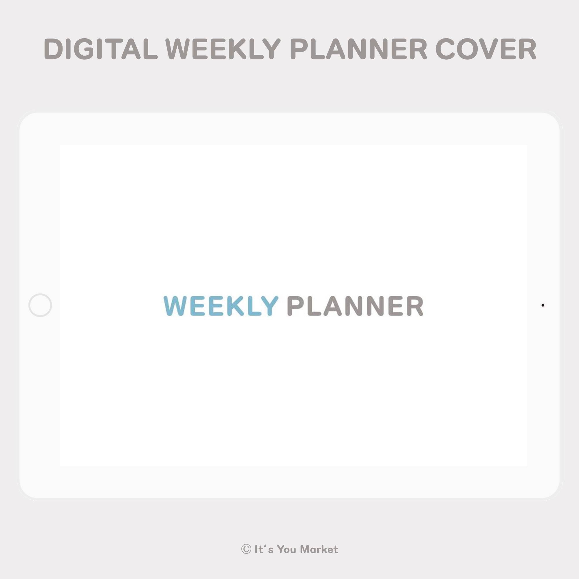 Digital Weekly Planner, to Do List for iPad Goodnotes, Noteshelf ...