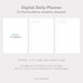 Digital Daily Timetable Planner for iPad Goodnotes Notability - Etsy