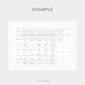 Digital Wellness Tracker Plannerweekly for iPad Goodnotes, Notability ...