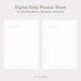 Digital Daily Timetable Planner for iPad Goodnotes Notability - Etsy