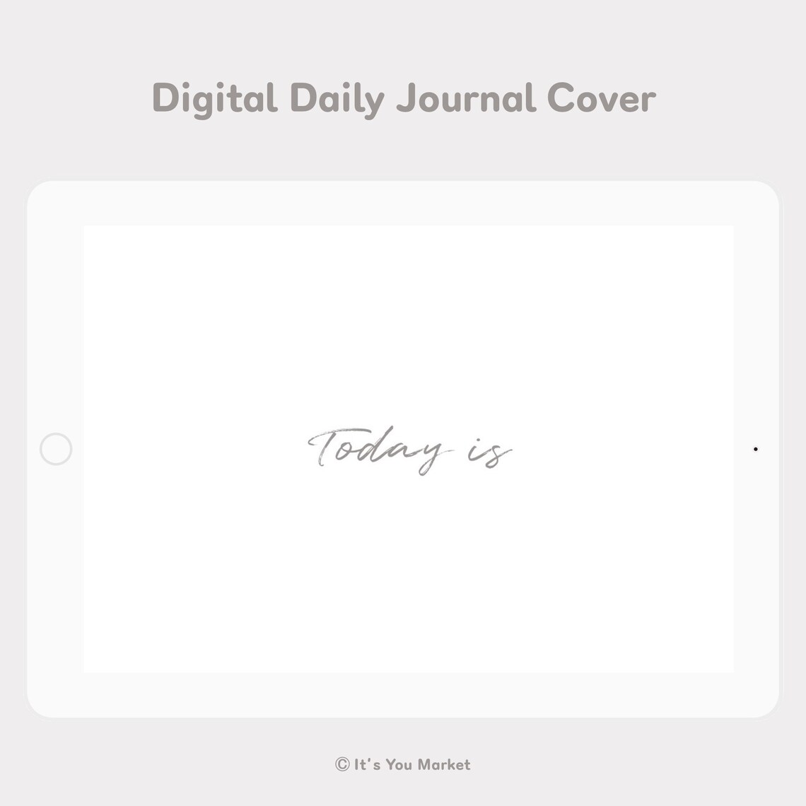 Digital Daily Journal Page, Daily Diary Sheet for iPad Goodnotes ...