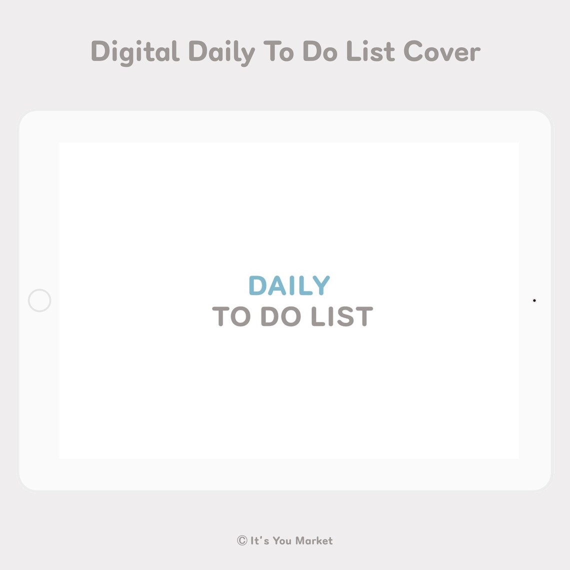 Digital Daily to Do List Template for iPad Goodnotes ...