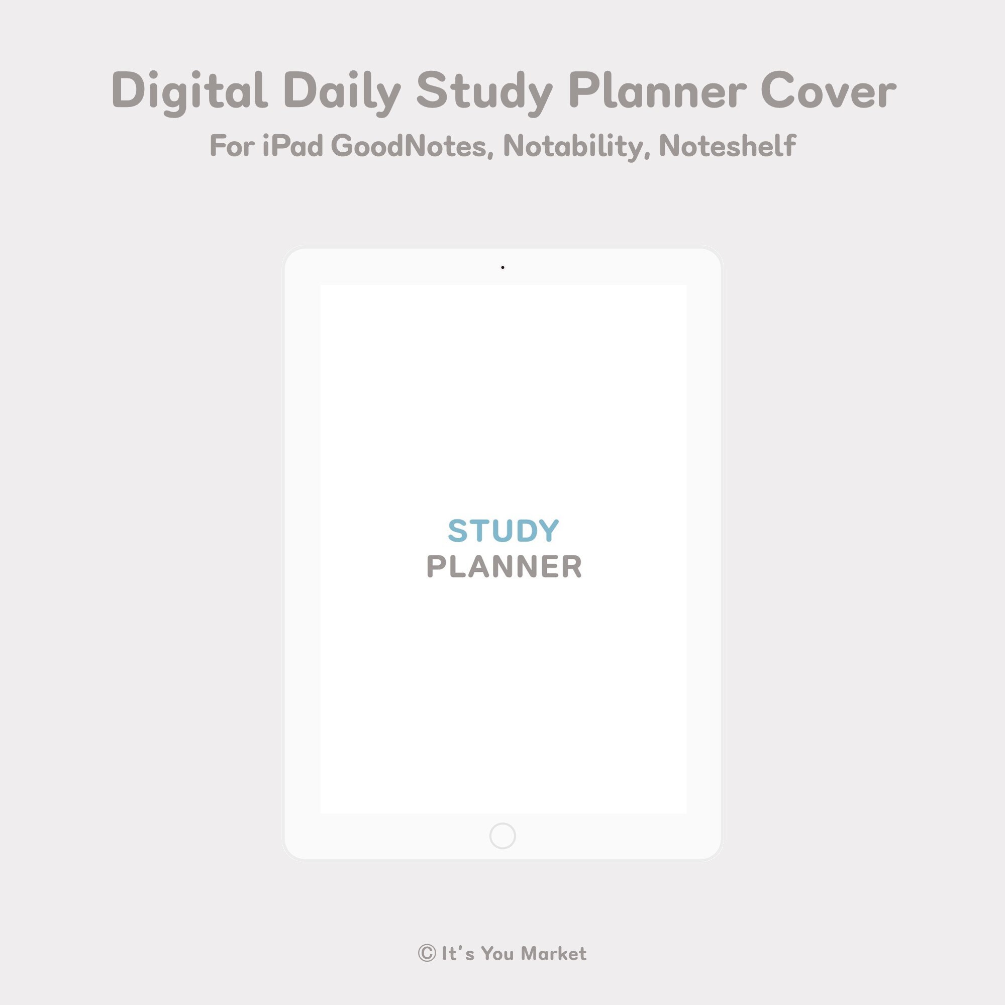 Digital Undated 10 Minute Study Planner, Student Time Management Planne ...