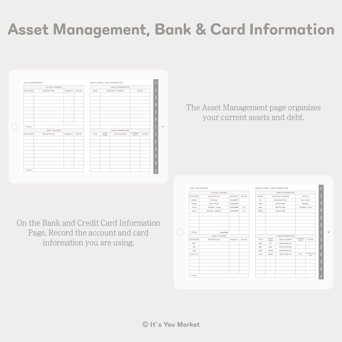 Digital Finance Tracker, Weekly Expenses Planner, Digital Budget ...