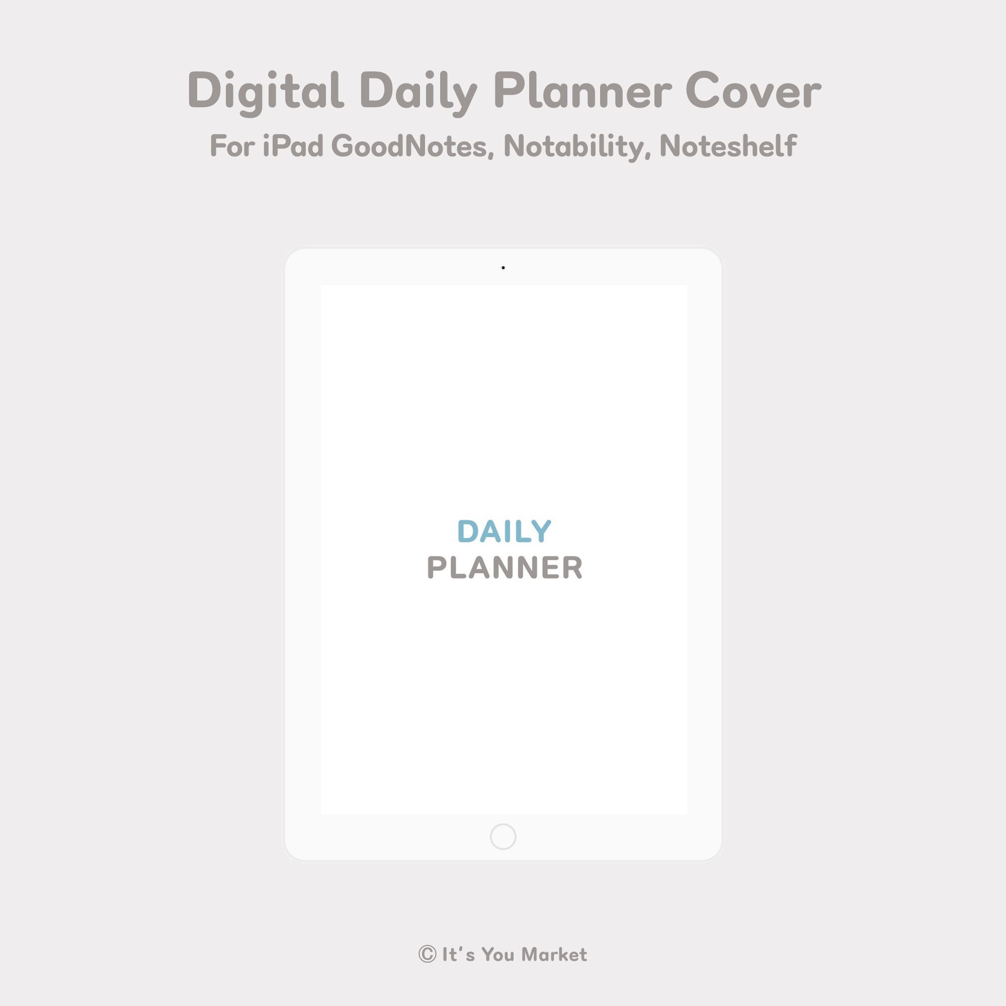 Digital Daily Timetable Planner for iPad Goodnotes Notability - Etsy
