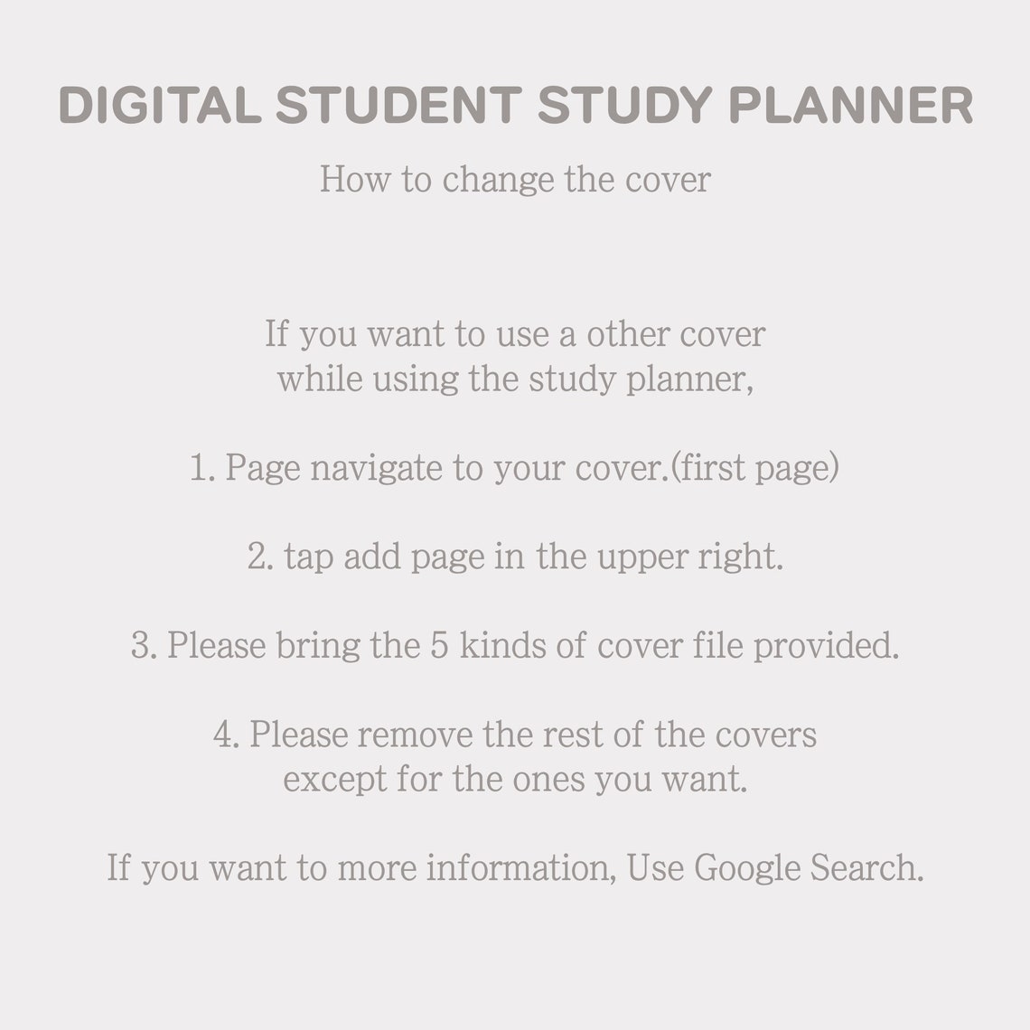 Digital 1 Month Student Study Planner, Undated Digital Study Planner ...