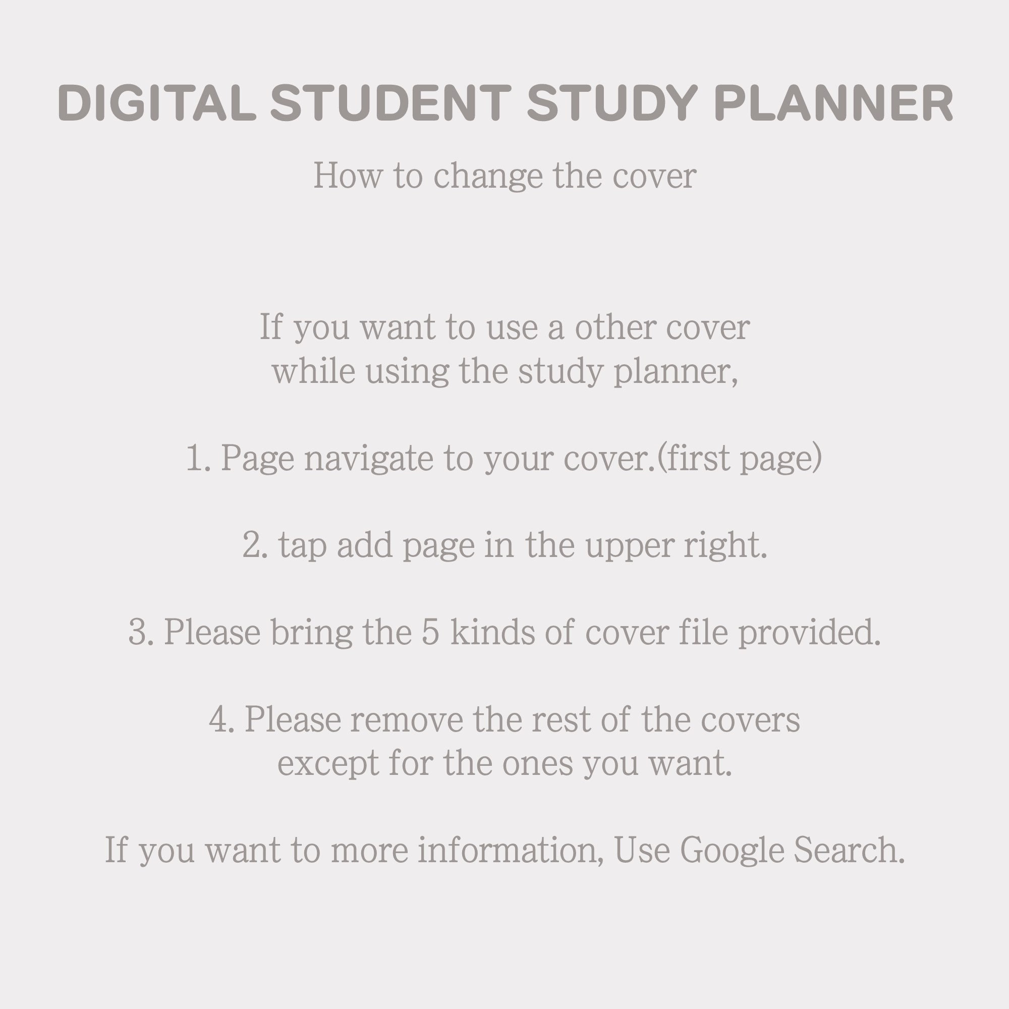 Digital 1 Month Student Study Planner, Undated Digital Study Planner ...