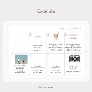 Digital Undated Weekly Planner Page for iPad Goodnotes, Notability ...