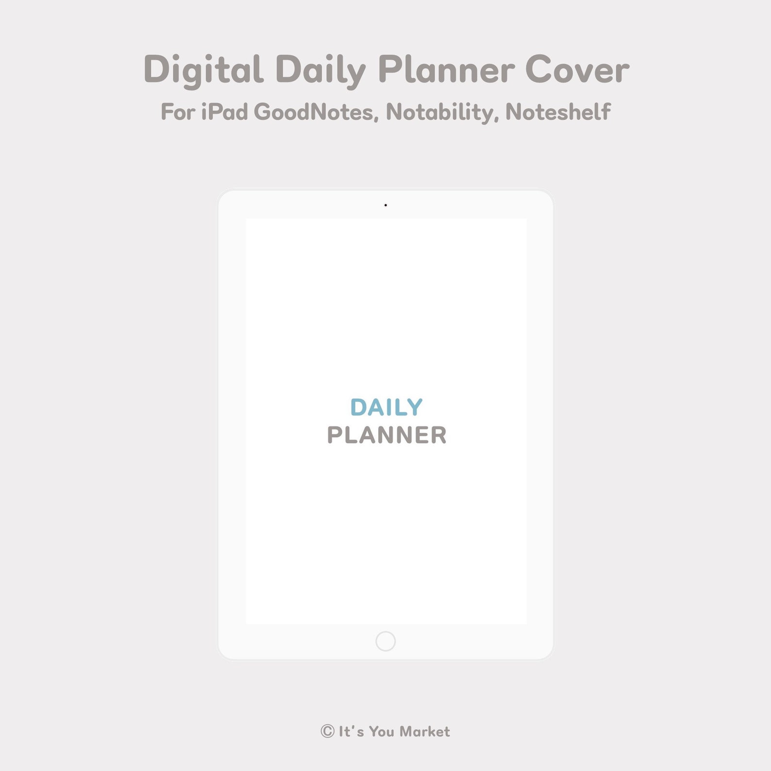 Digital Daily Page Planner for iPad Goodnotes, Noteshelf, Notability - Etsy