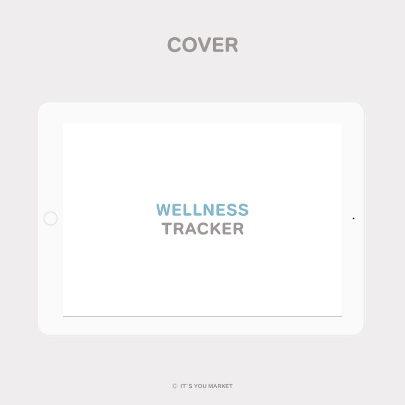 Digital Wellness Tracker Plannerweekly for iPad Goodnotes, Notability ...