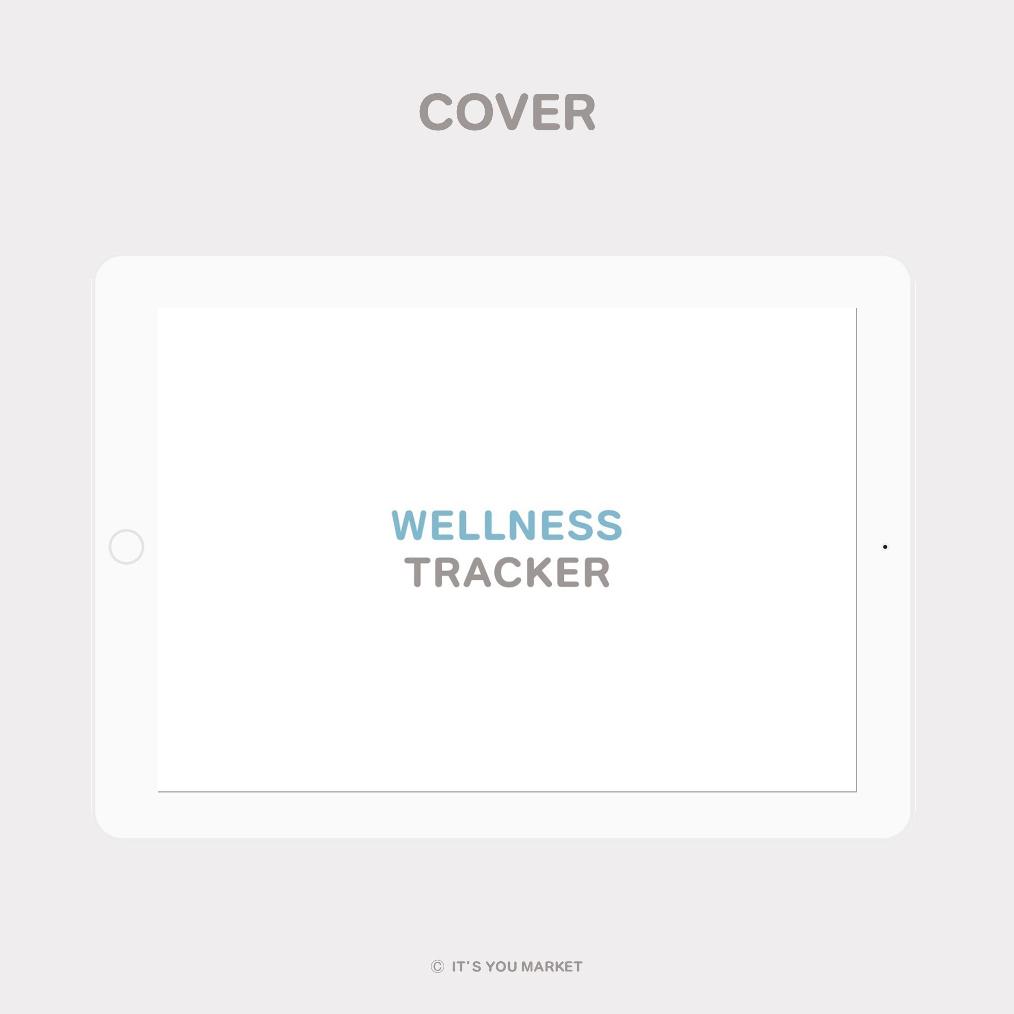 Digital Wellness Tracker Plannerweekly for iPad Goodnotes, Notability ...