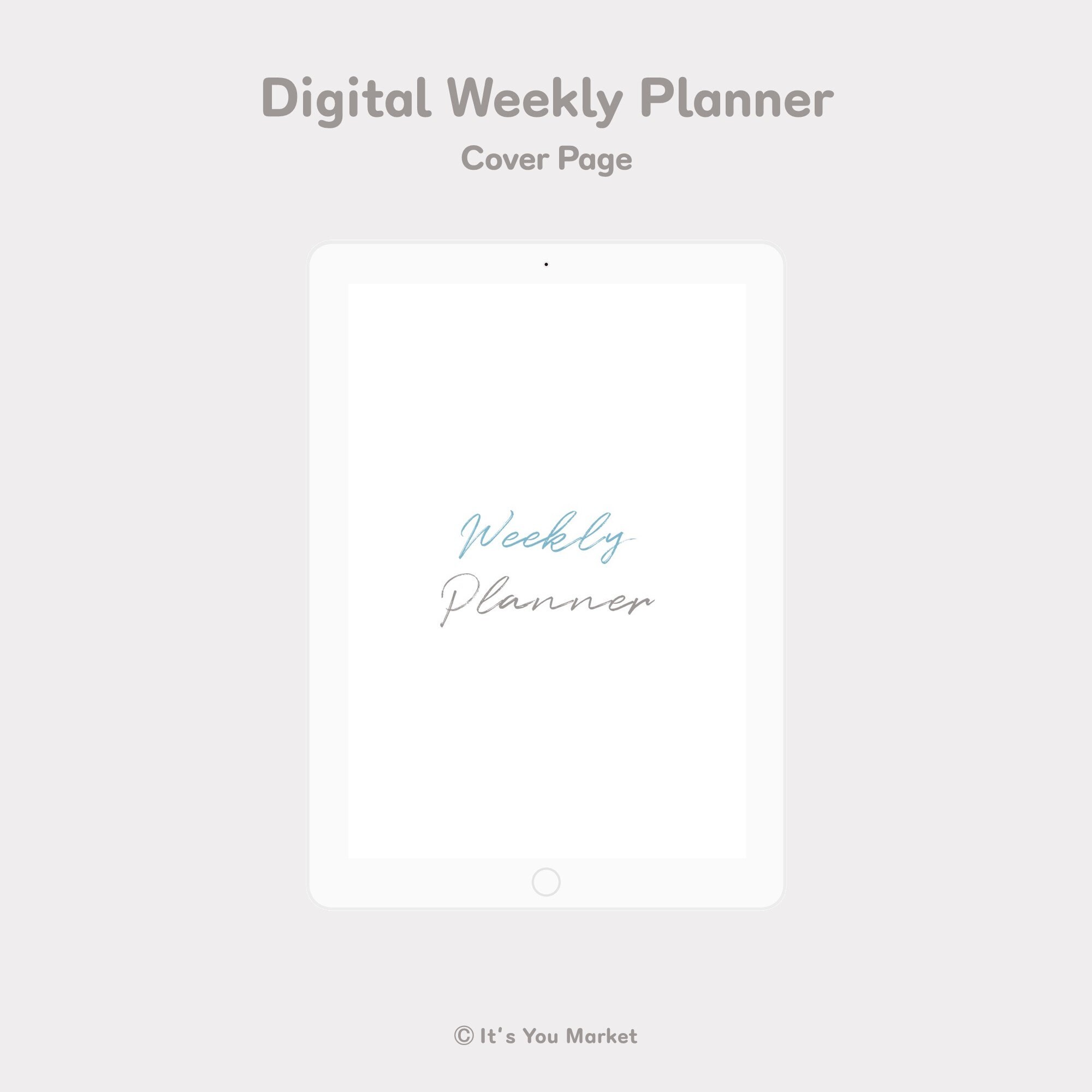 Digital Weekly Planner Weekly to Do List Planner for - Etsy