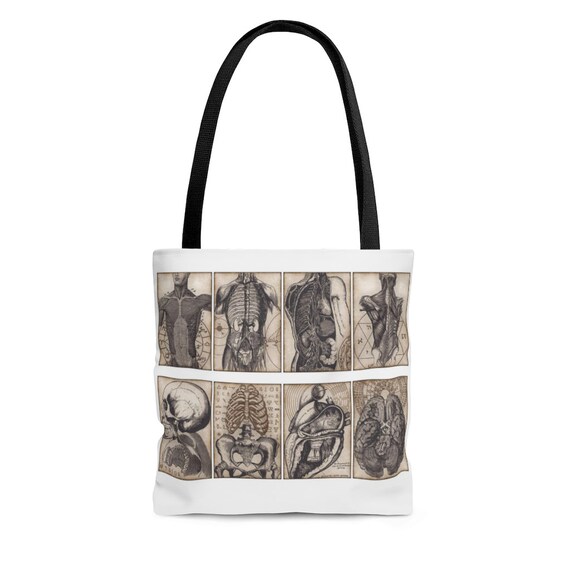 Vintage Human Anatomy Tote Bag Medical Student Gift | Etsy