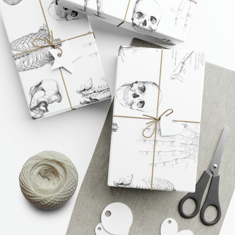 Human Skeleton Anatomy Wrapping Paper Rad Tech Gifts X-ray - Etsy